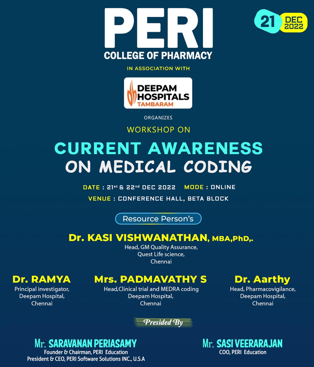 PERI Education | PERI Institute of Technology | PERI College of Arts ...