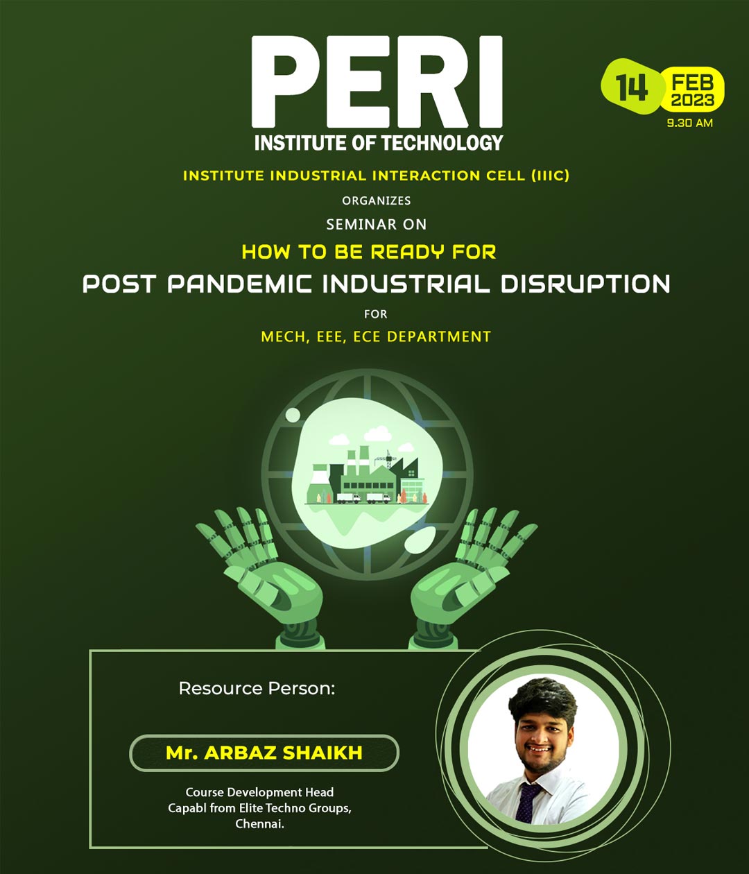 PERI Education | PERI Institute of Technology | PERI College of Arts ...
