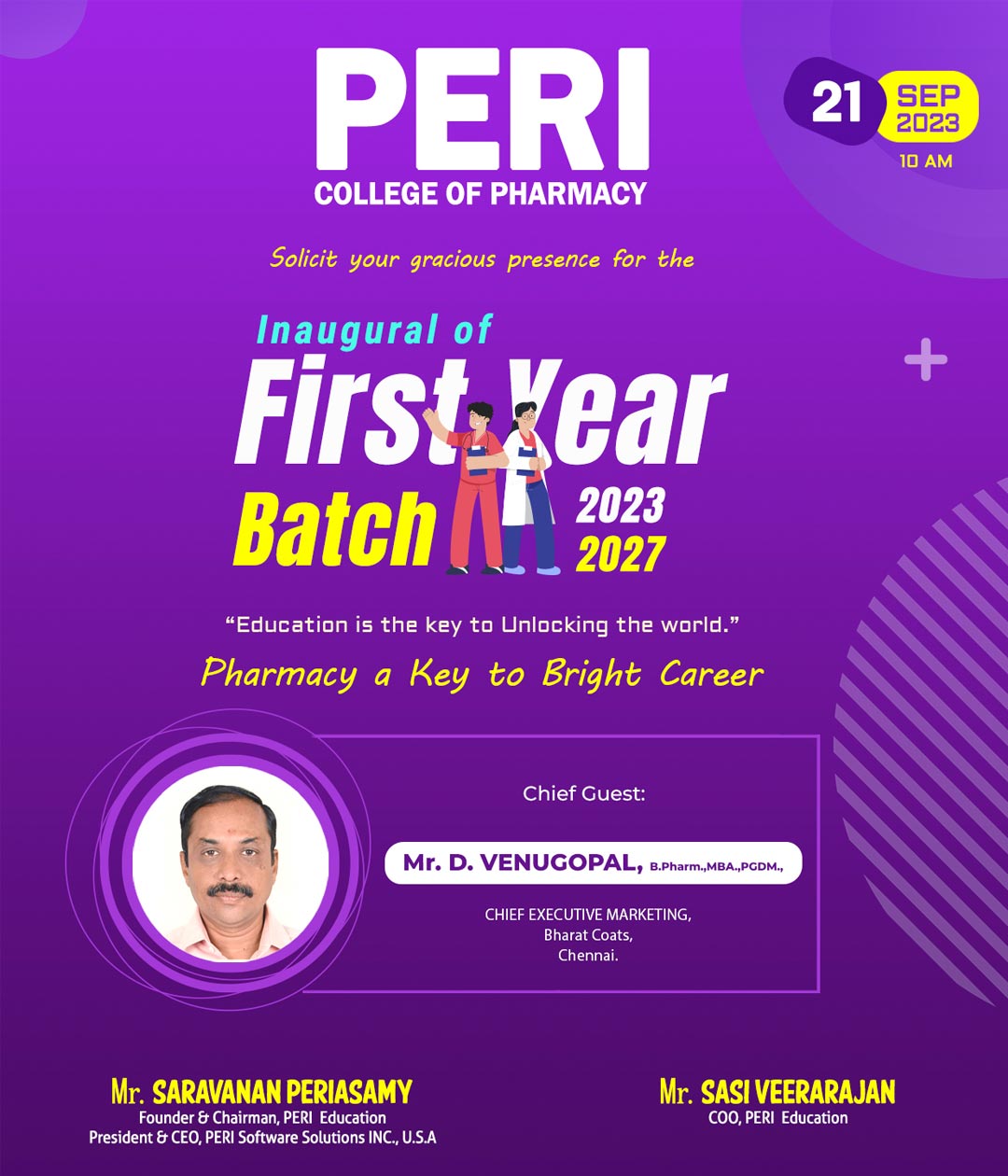 PERI Education | PERI Institute of Technology | PERI College of Arts and Science | PERI College ...