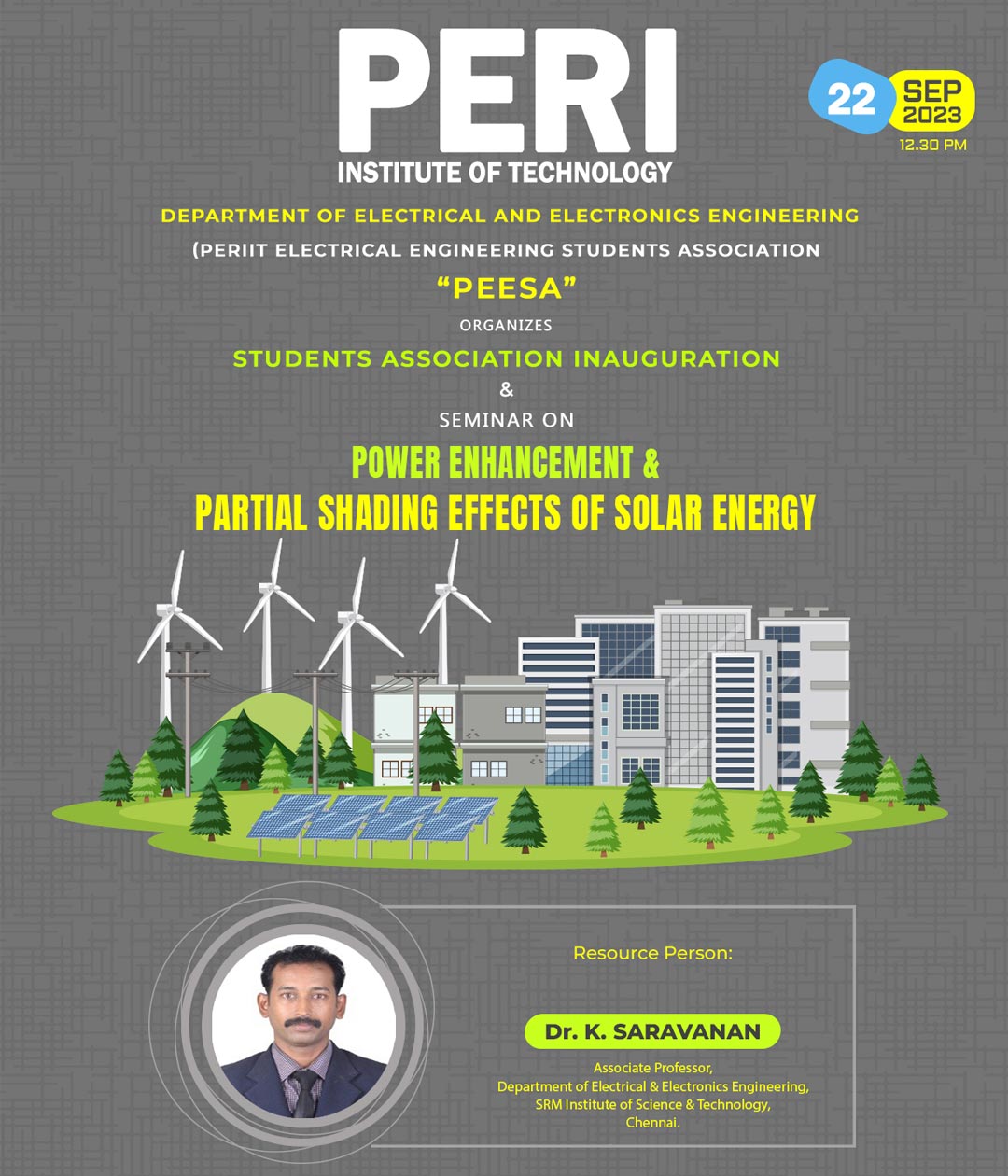 PERI Education | PERI Institute of Technology | PERI College of Arts and Science | PERI College ...
